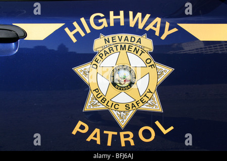Nevada Department of Public Safety Highway Patrol State Trooper vehicle ...