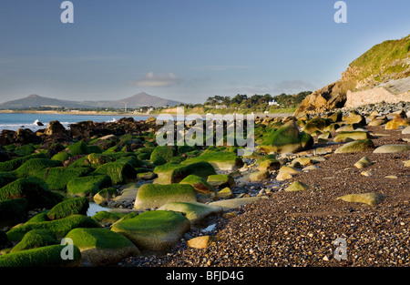 Killiney Bay, Dublin, Ireland, from White Rock Beach, with Wicklow ...