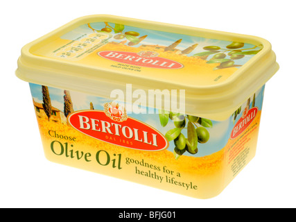Tub of Bertolli Butter - Oct 2009 Stock Photo - Alamy