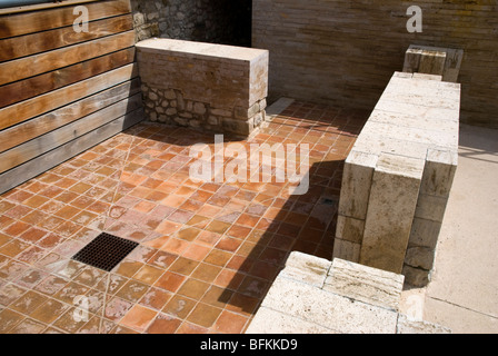 The Synagogue Prayer room beside the Mikvah ( Jewish Bath ) entrance ...