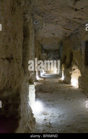 Underground galleries of the Serapeum complex in the Karmous quarter ...