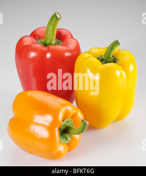 three bell peppers Stock Photo - Alamy