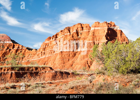 Sandstone formations in Palo Duro Canyon State Park in Texas Stock ...
