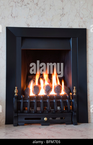A household coal fire Stock Photo - Alamy
