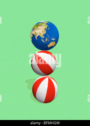 Stack of spheres Stock Photo - Alamy
