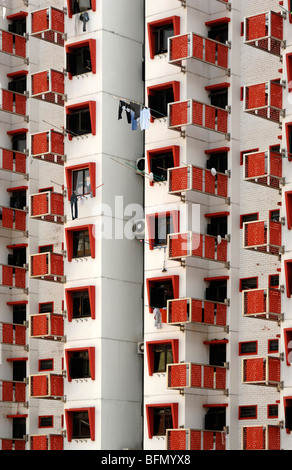 Colourful block patterns Stock Photo - Alamy