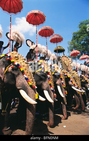 elephant decoration Trichur pooram puram Festival lord krishna statue ...