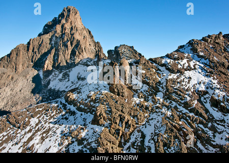 Kenya. The peaks of Mount Kenya, Africa s second highest snow-capped ...