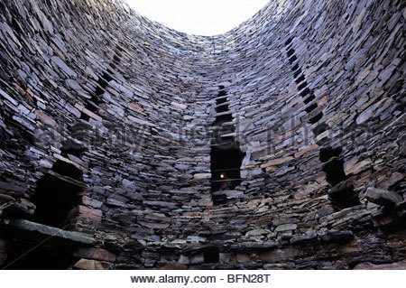 Mousa Broch interior Stock Photo: 125379195 - Alamy