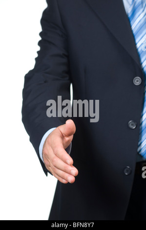 single hand shake Stock Photo - Alamy