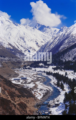 River, Raksham, Sangla, Kinnaur, Himachal Pradesh, India, Asia Stock ...