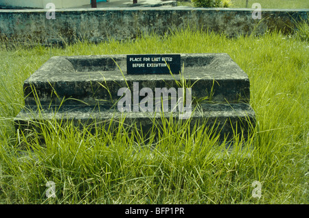 Place for last rite before execution, Cellular Jail, Andaman Islands ...