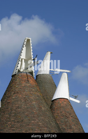 Kent Oast House Cowl Stock Photo - Alamy