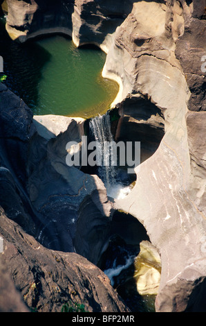 waghora river waterfall ajanta caves india Stock Photo - Alamy