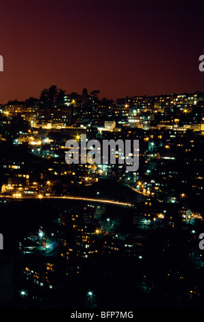 Night view of Shimla town, Himachal Pradesh, India Stock Photo - Alamy
