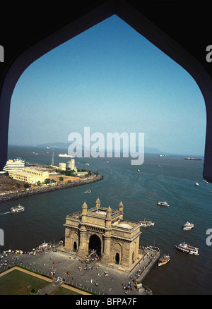 aerial view of gateway of india at mumbai maharashtra India Stock Photo ...