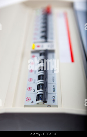 Consumer unit split load fuse board Stock Photo - Alamy