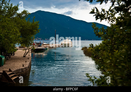 Restaurant Stari Mlini, Ljuta, Bay of Kotor, Montenegro Stock Photo - Alamy