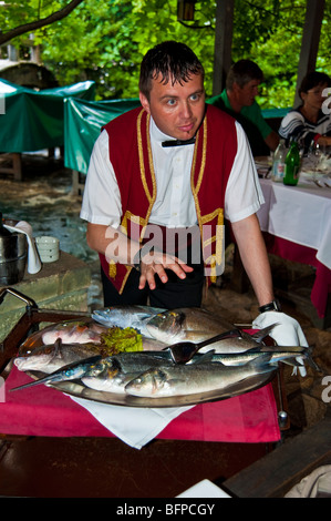 Restaurant Stari Mlini, Ljuta, Bay of Kotor, Montenegro Stock Photo - Alamy