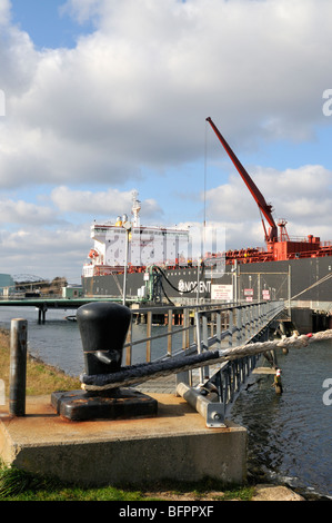 Bridge superstructure of "oil tanker" with "no smoking" signs, windows ...