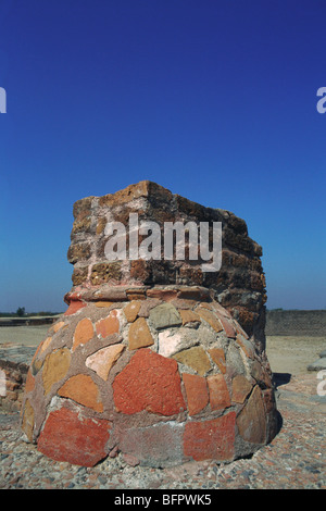India, Gujarat, Lothal, ruins of ancient city, Lothal Indus Valley ...