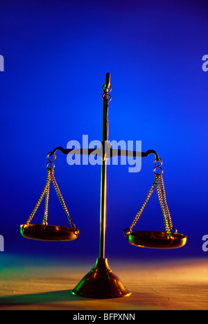 Law and justice concept. Against the background of the flag of South ...