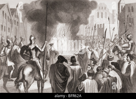 BURNED AT THE STAKE Stock Photo - Alamy