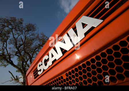 Scania Team Rally Truck Stock Photo - Alamy