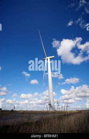 West Mill Wind Turbines Watchfield Shrivenham Wiltshire UK Stock Photo ...