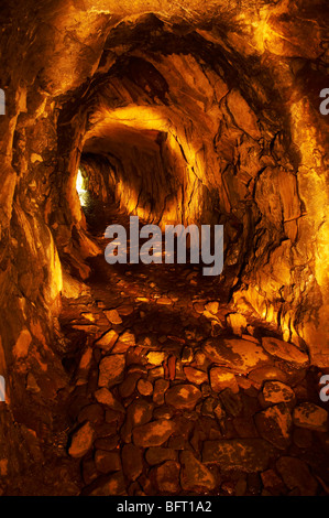 Spooky cave Dolgoch falls Snowdonia Wales UK Stock Photo - Alamy