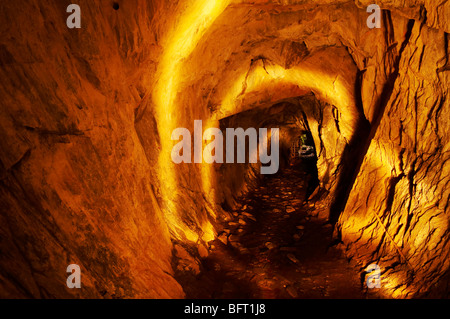 Spooky cave Dolgoch falls Snowdonia Wales UK Stock Photo - Alamy