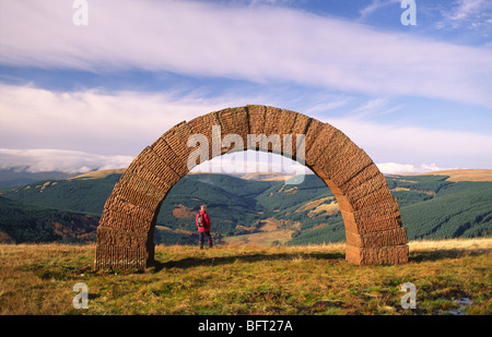 Bail Hill Arch Cairnhead, Dumfries and Galloway, Scotland, UK. The arch ...