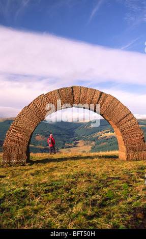 Bail Hill Arch Cairnhead, Dumfries and Galloway, Scotland, UK. The arch ...