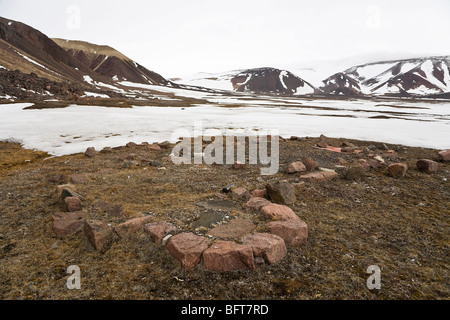 Inuit Archaeological Site, Craig Harbour, Ellesmere Island, Nunavut ...