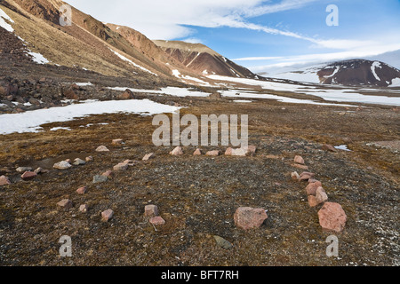 Inuit Archaeological Site, Craig Harbour, Ellesmere Island, Nunavut ...