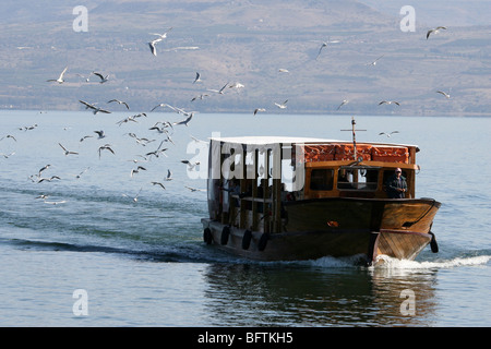 Israel Sea of Galilee A one to one replica of Jesus Boat Old wooden ...