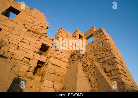 Migdol Gate and Harem at Medinet Habu , Mortuary Temple of Ramesses III ...