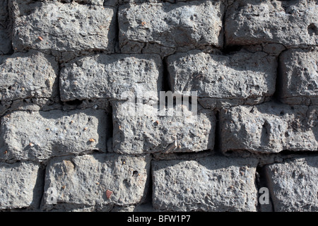 Ancient brick made by sand, glutinous rice, rice husk Stock Photo - Alamy