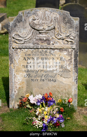 Anne Bronte's grave Stock Photo - Alamy