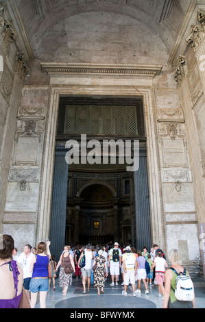 Large Bronze doors to the entrance of the temple of romulus now a ...