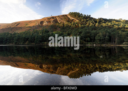 Upper lake Glendalough County Wicklow Ireland autumn fall color colour ...