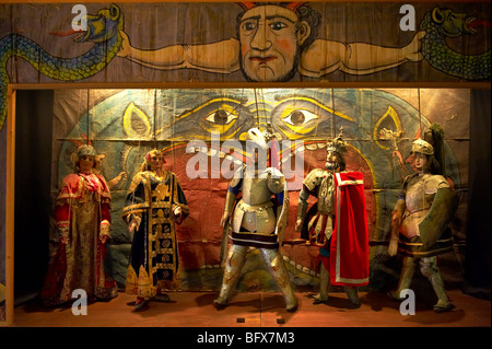 puppet theatre museum, traditional Sicilian puppets, Palermo, Sicily ...