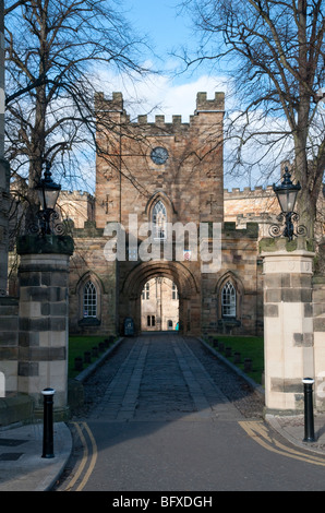 Entrance to Durham Castle (University College Durham) County Durham ...