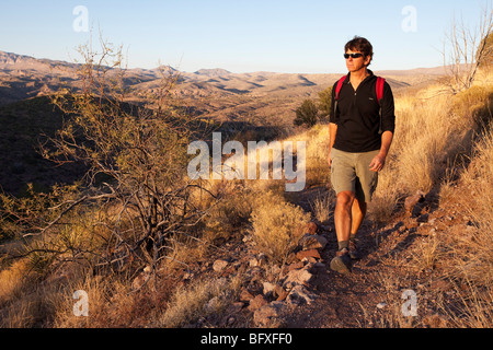 Hiking on the Vista Trail, Muleshoe Ranch, Arizona Stock Photo - Alamy