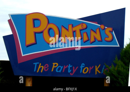 Pontins Holiday Camp Sign Stock Photo - Alamy