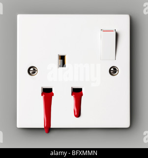 A bleeding electrical outlet Stock Photo - Alamy