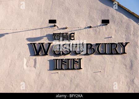 The Westbury Inn Pub, Westbury-sub-Mendip Somerset England UK Stock ...