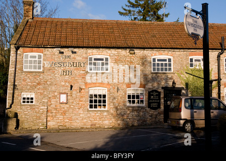 The Westbury Inn Pub, Westbury-sub-Mendip Somerset England UK Stock ...