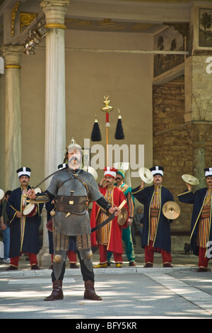 Traditional Ottoman army band (Mehter) performed a show during the ...