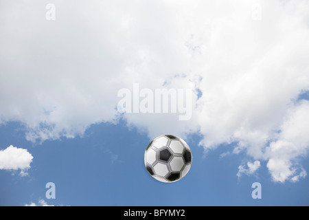 football flying through air Stock Photo - Alamy